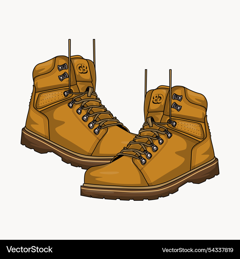 Safety shoes Royalty Free Vector Image - VectorStock