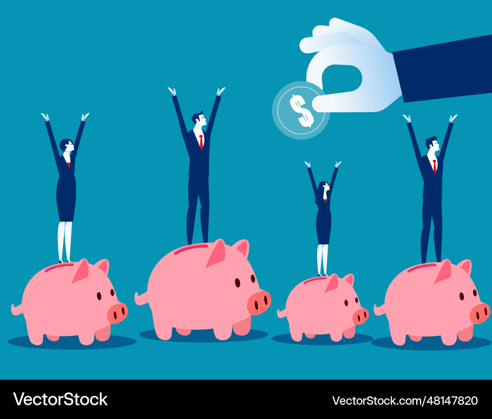 Best business success financial Royalty Free Vector Image