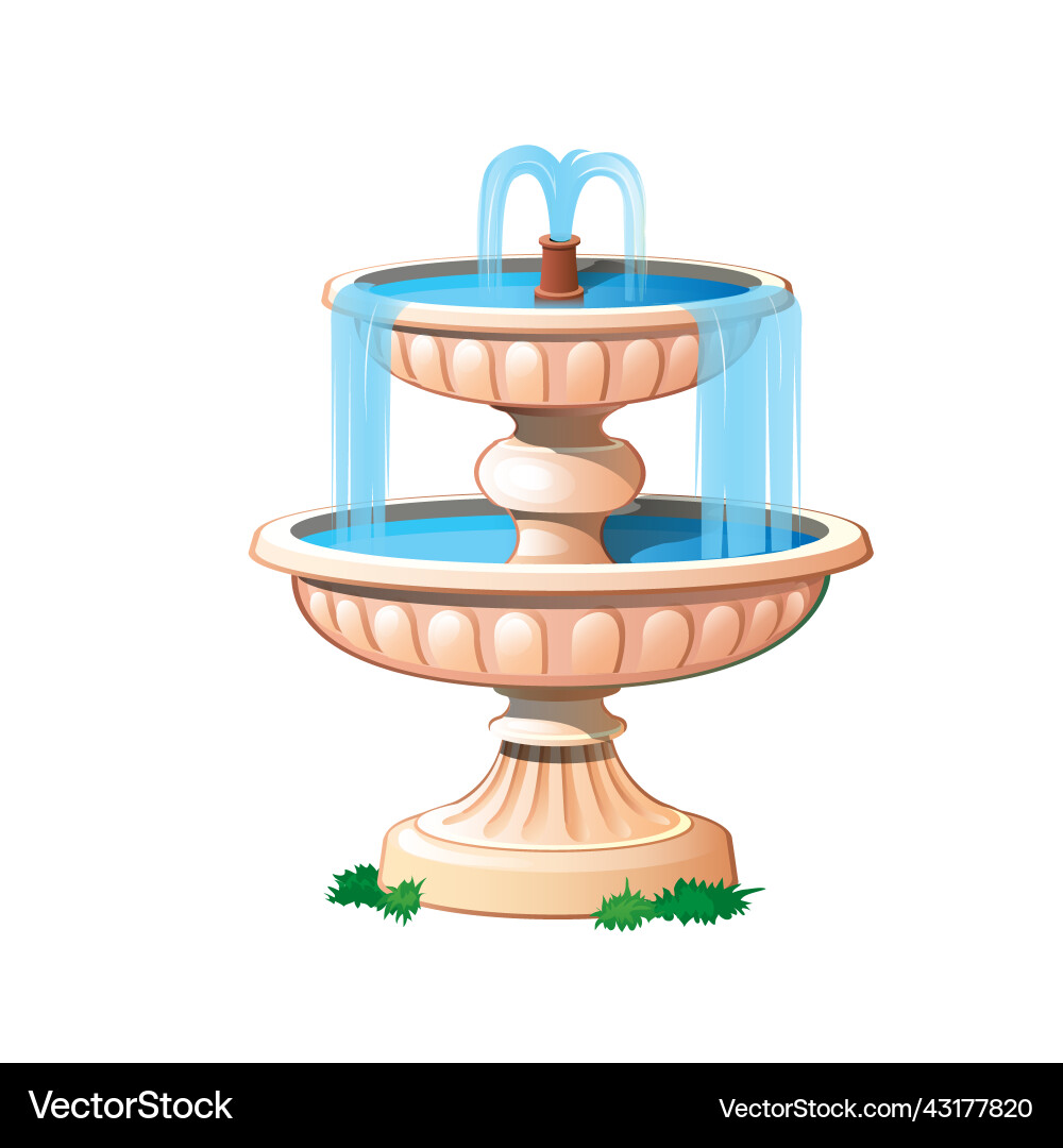 Simple Cartoon Fountain