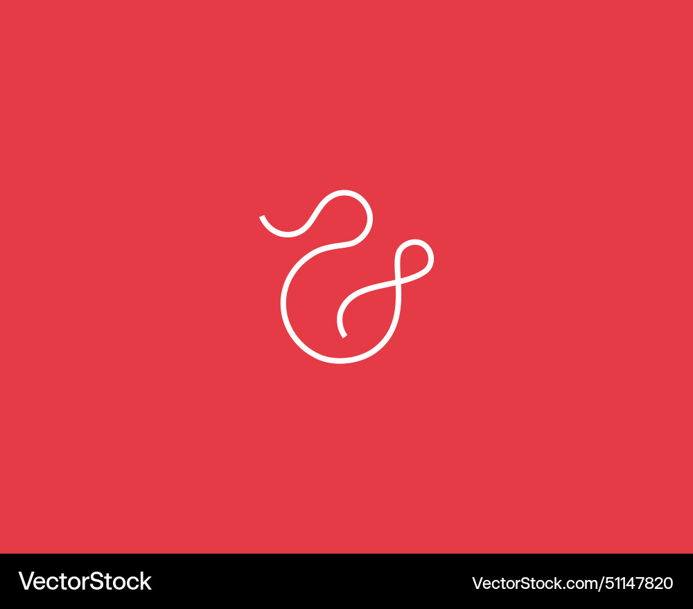 Mother and child continuous line logo design Vector Image