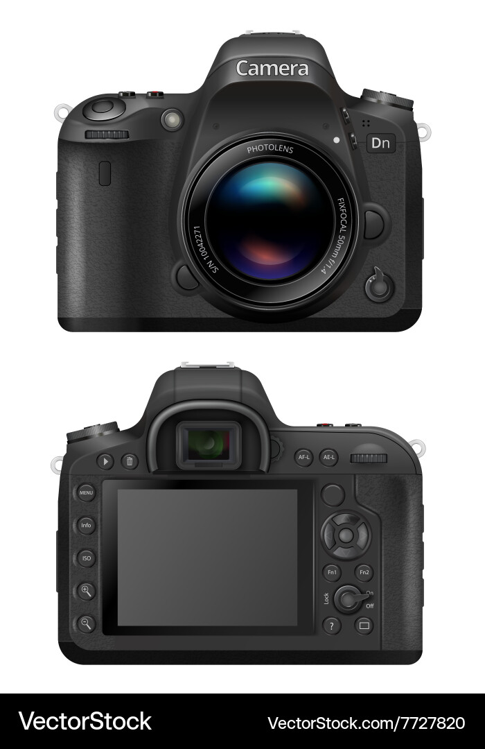 Slr camera Royalty Free Vector Image - VectorStock