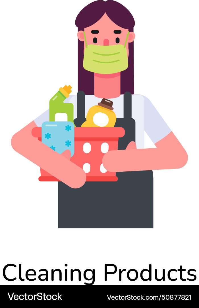 Cleaning products Royalty Free Vector Image - VectorStock