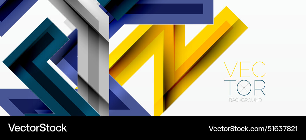 Line zig zag dynamic geometric abstract background