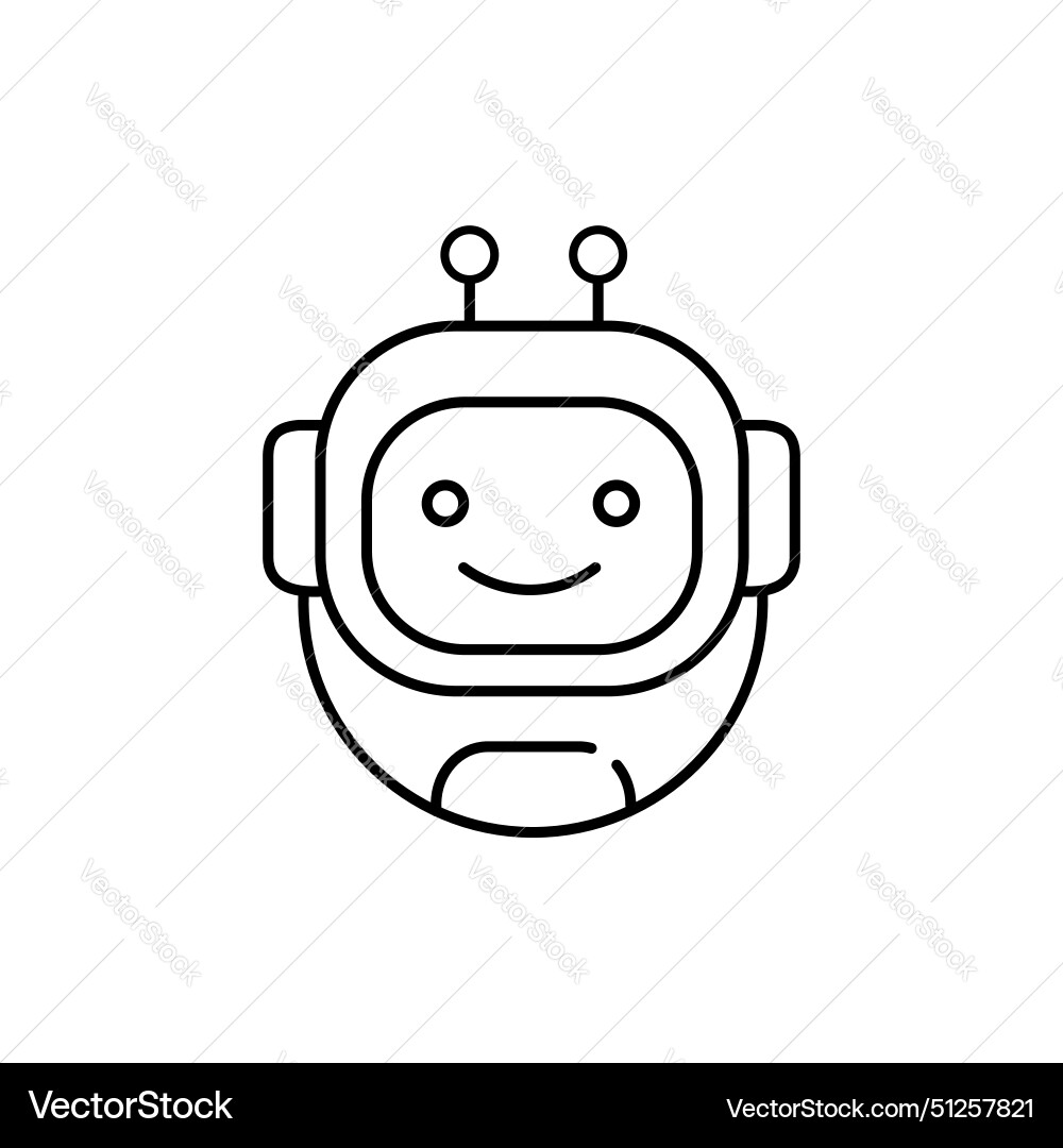 Robotics technology icon design Royalty Free Vector Image