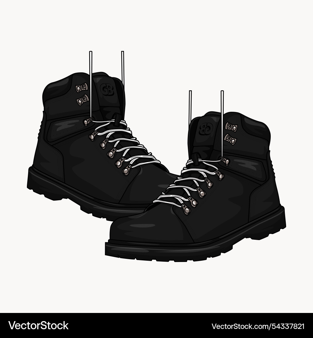 Safety shoes image and Royalty Free Vector Image