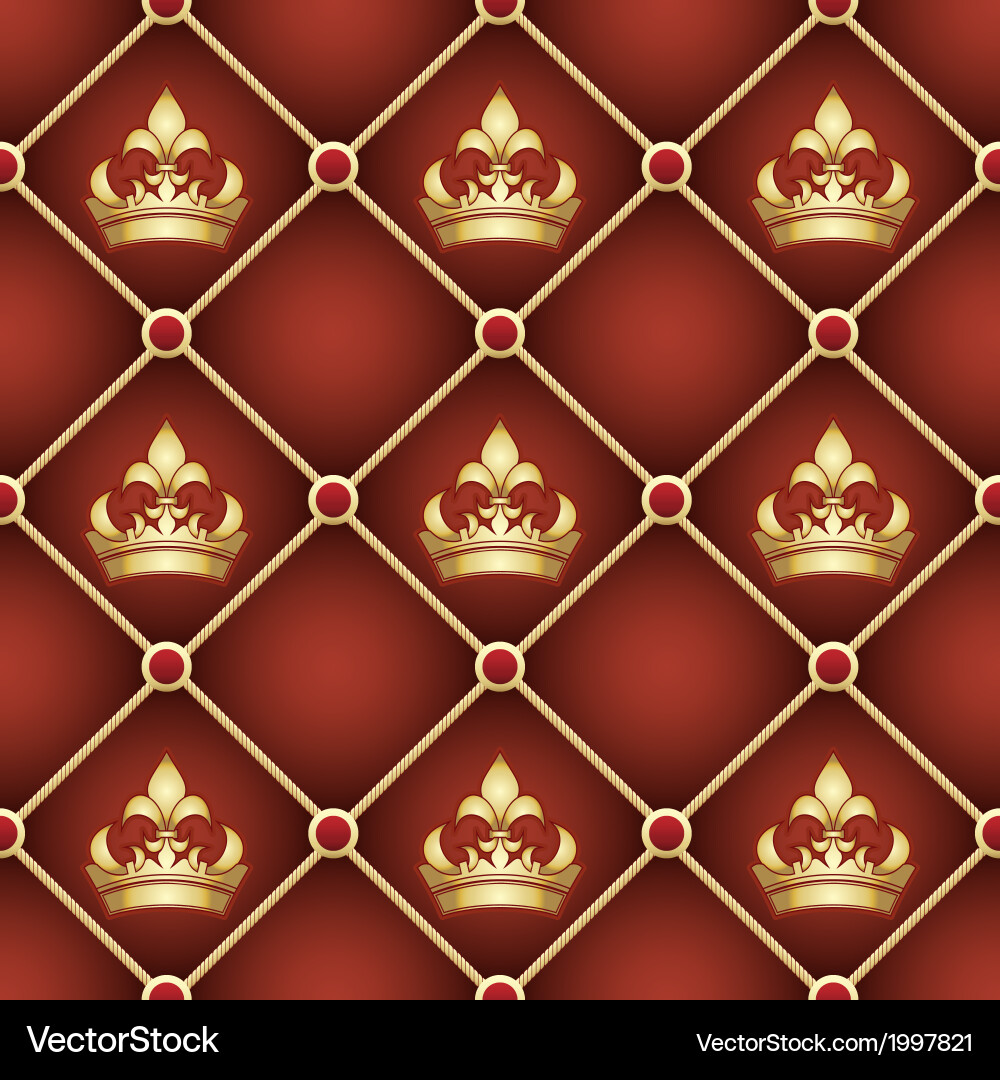 Seamless upholstery pattern Royalty Free Vector Image