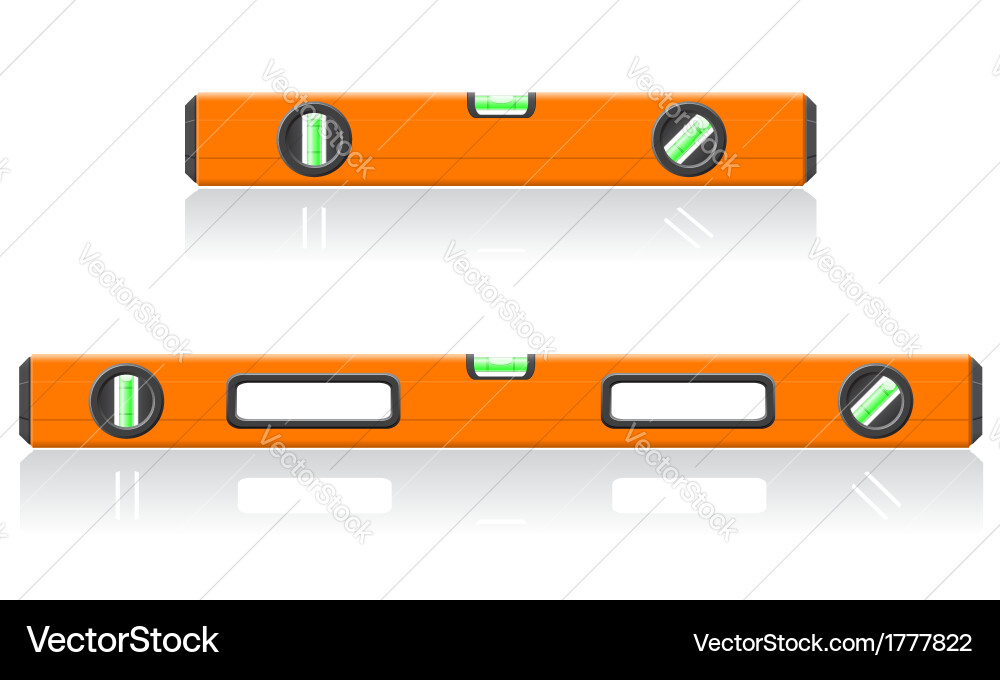Level Tool on White Background Royalty Free Vector Image