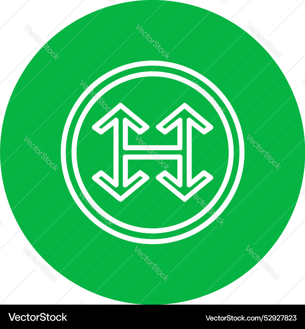 Junction arrow icon design Royalty Free Vector Image