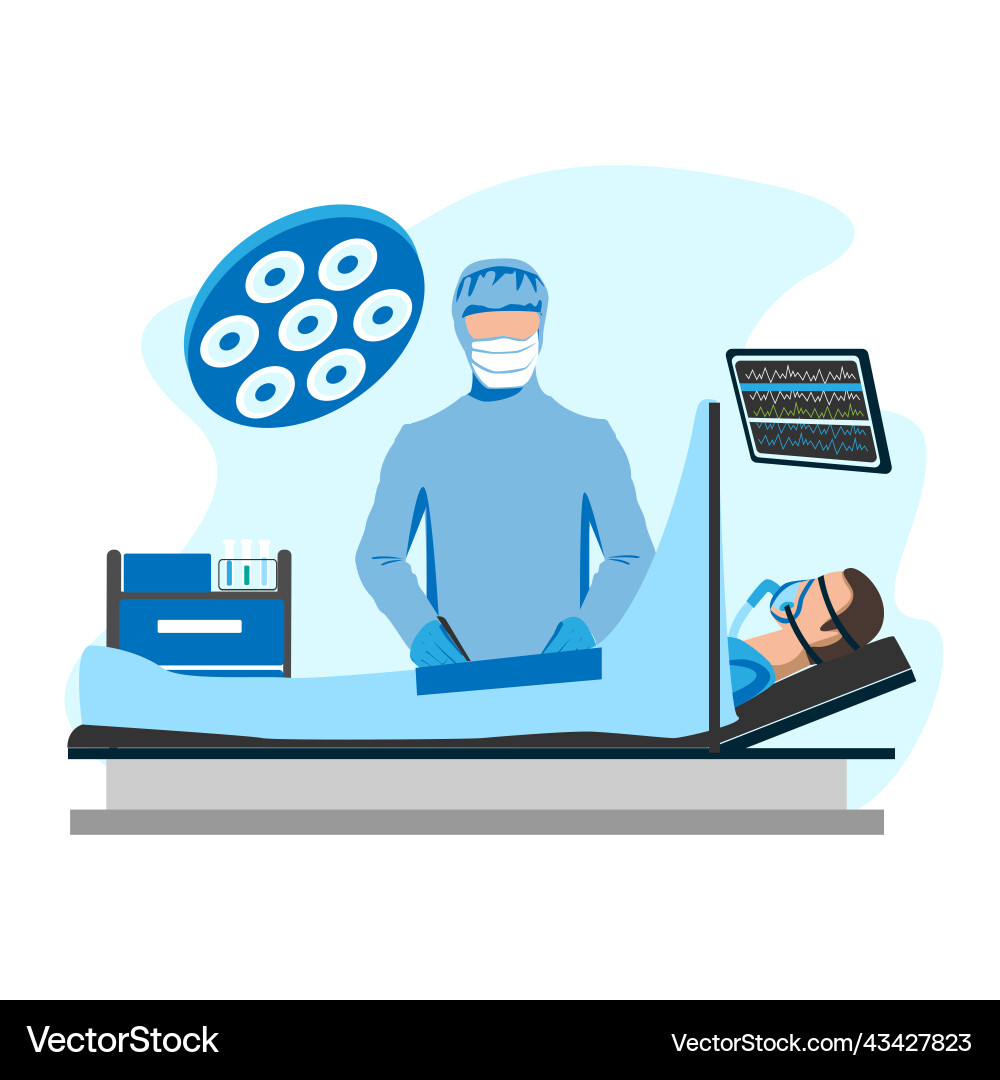 Surgery free Royalty Free Vector Image - VectorStock