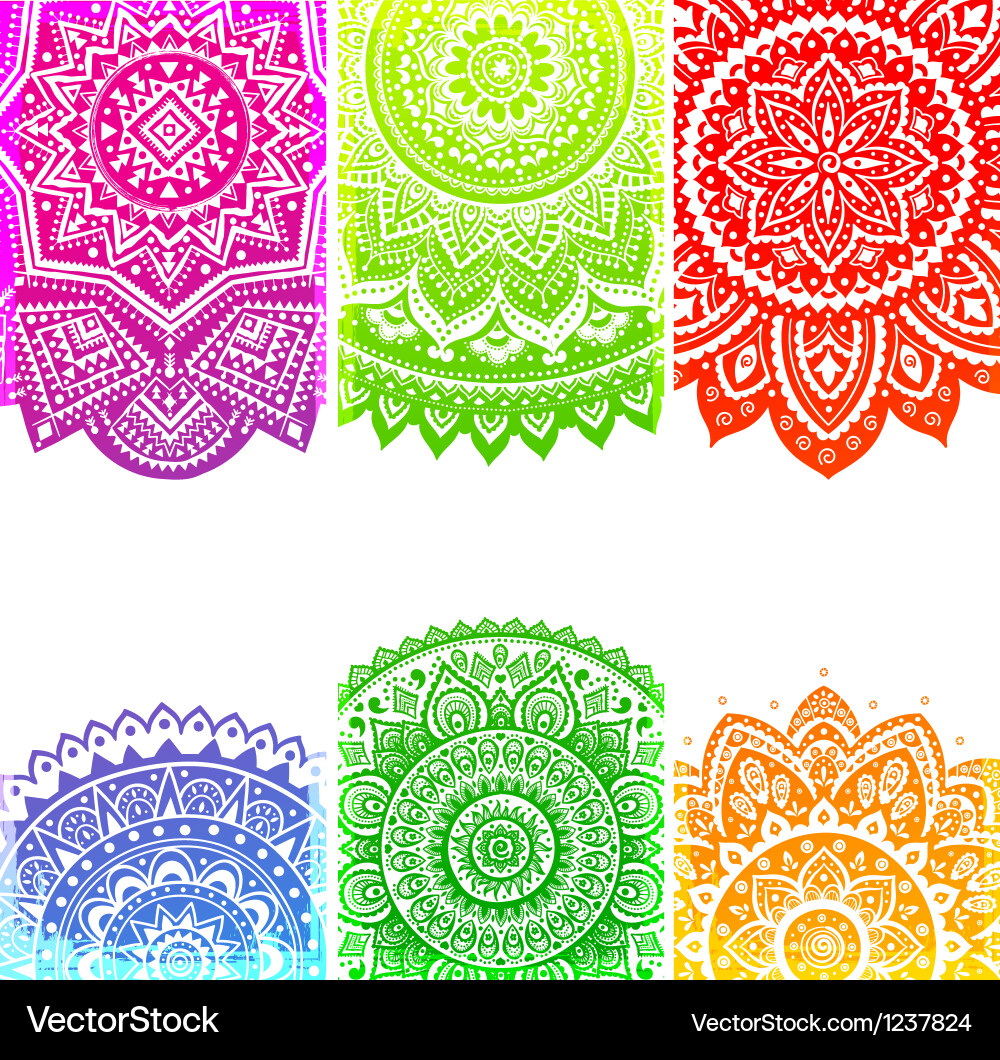 Floral Indian Border Frame Vector Images (over 16,000)