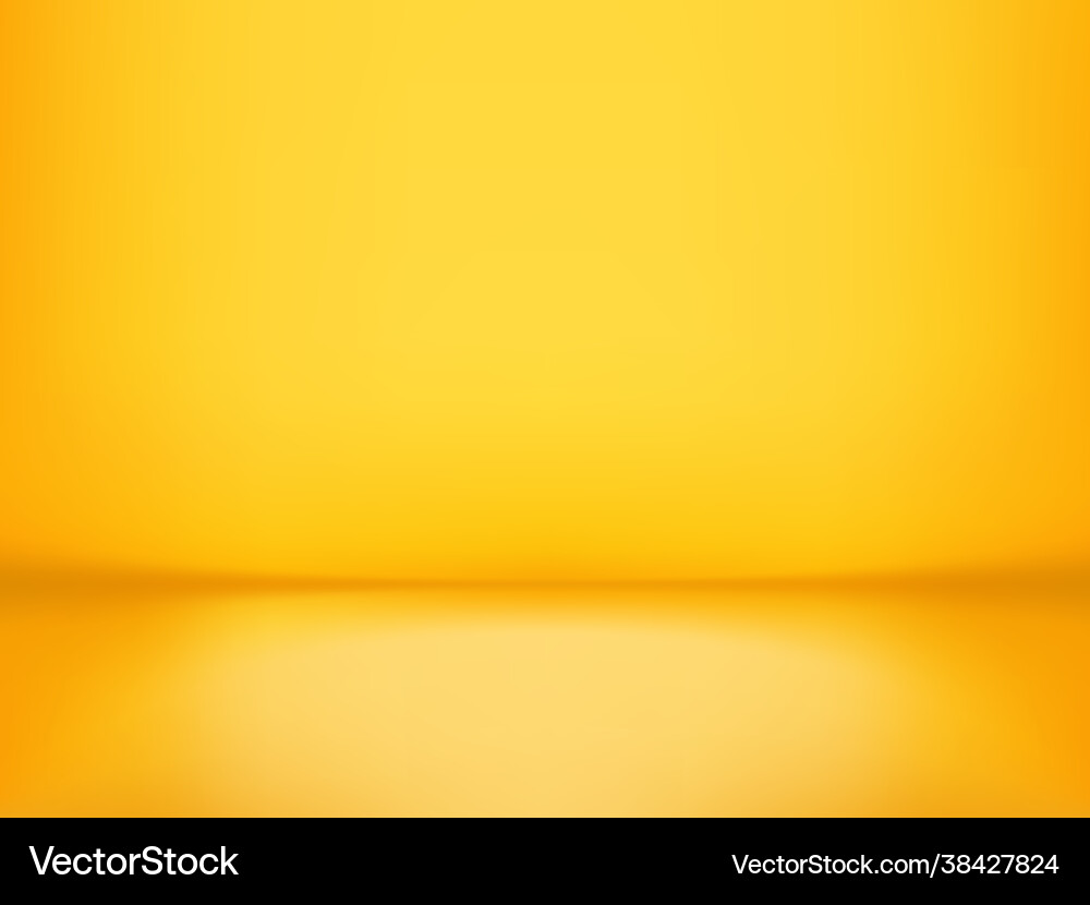 Bright Yellow Gradient Background Royalty Free Vector Image
