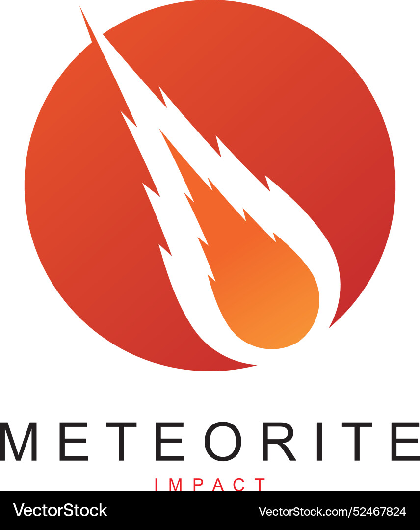 Meteor logo Royalty Free Vector Image - VectorStock