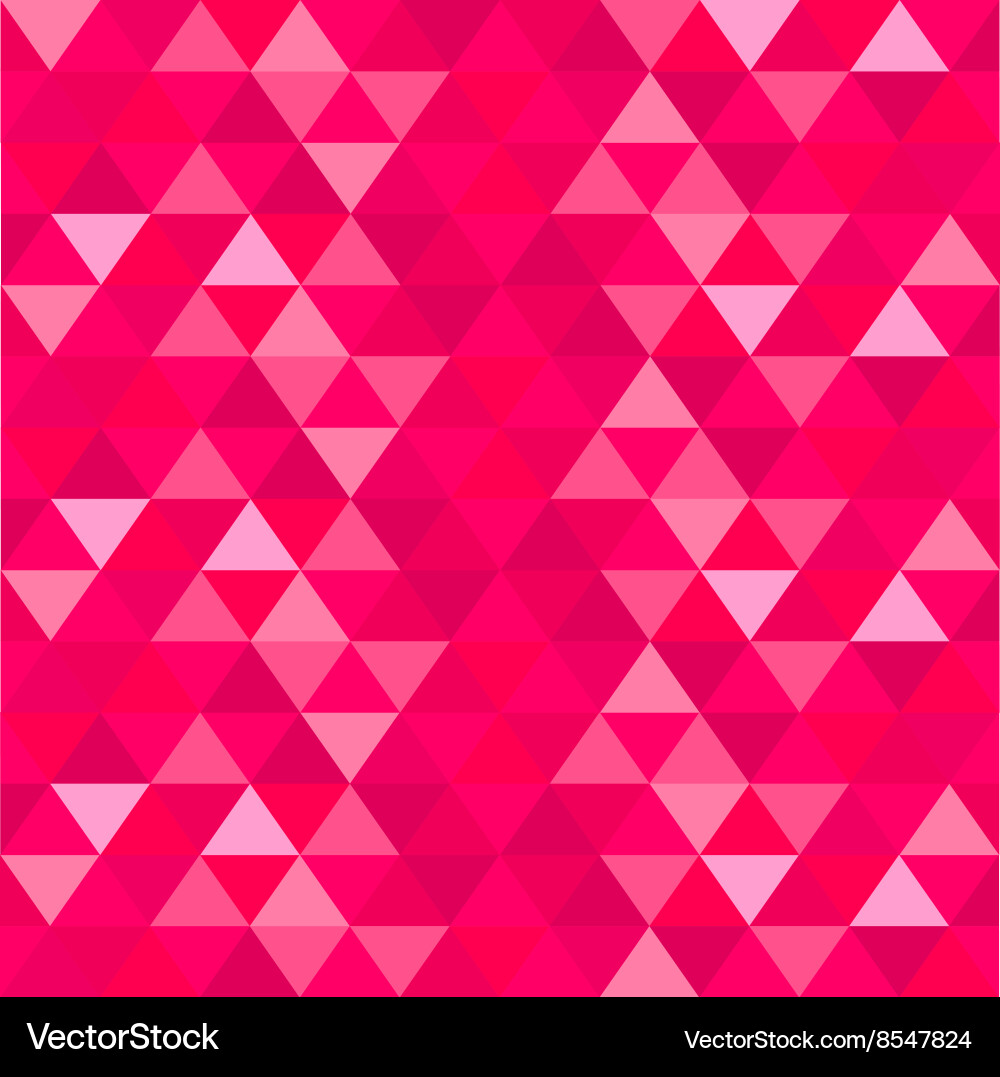 Pink geometrical triangle Royalty Free Vector Image