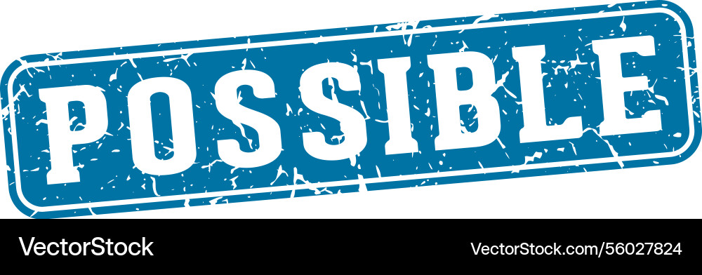 Possible rectangular sign stamp Royalty Free Vector Image