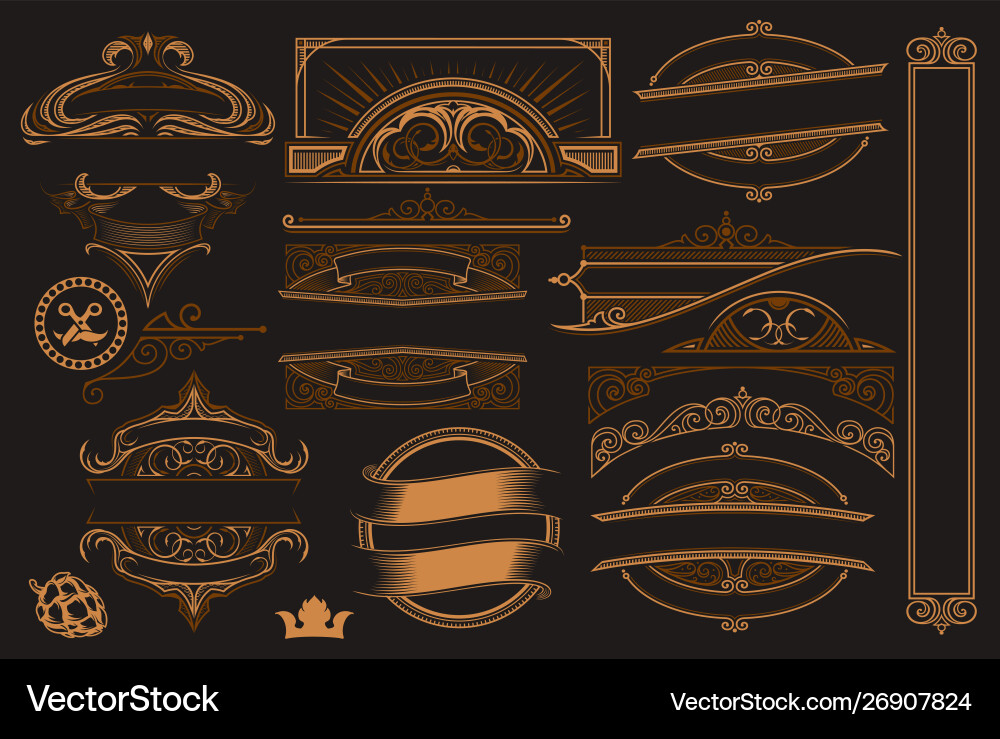 Set elements for design Royalty Free Vector Image