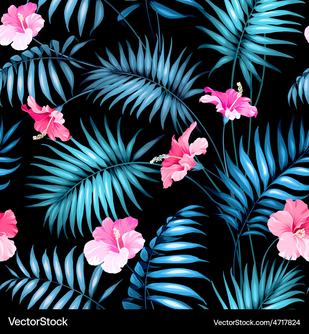Tropical flower Royalty Free Vector Image - VectorStock