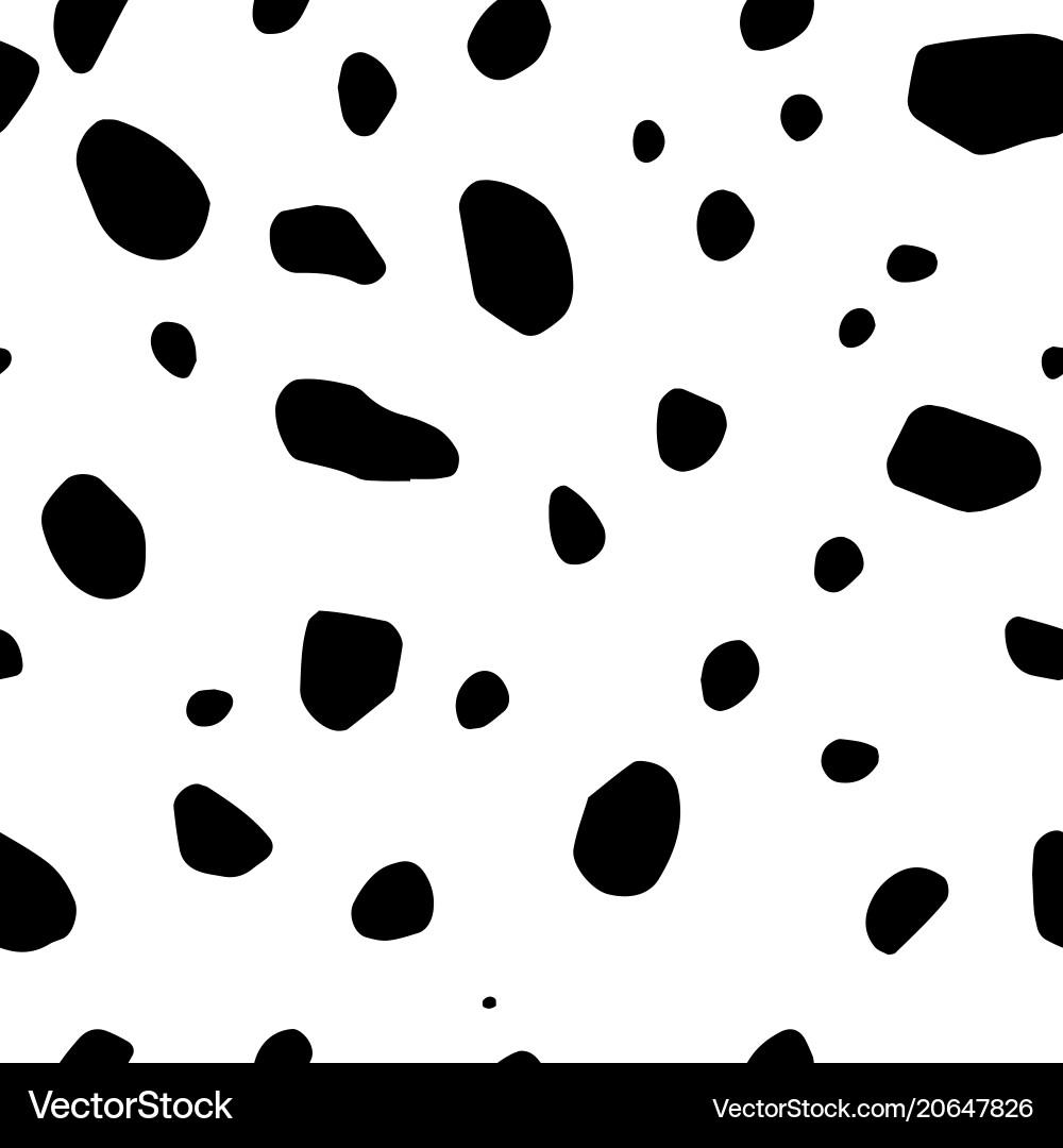 Black and white spots on background Royalty Free Vector