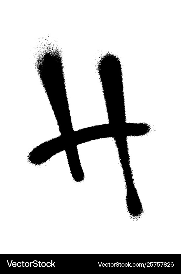 The Letter H In Graffiti 100+ Graffiti Letter H Stock Illustrations,