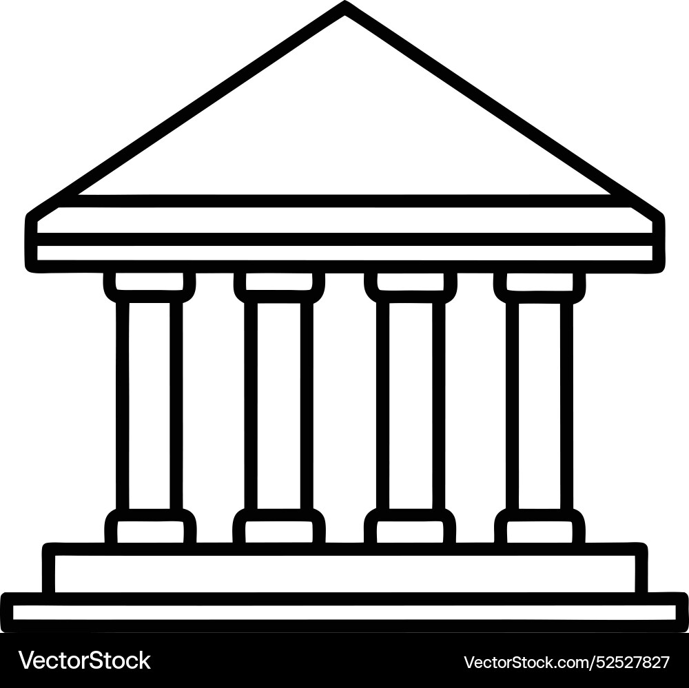 Blank icon line art design 6 Royalty Free Vector Image