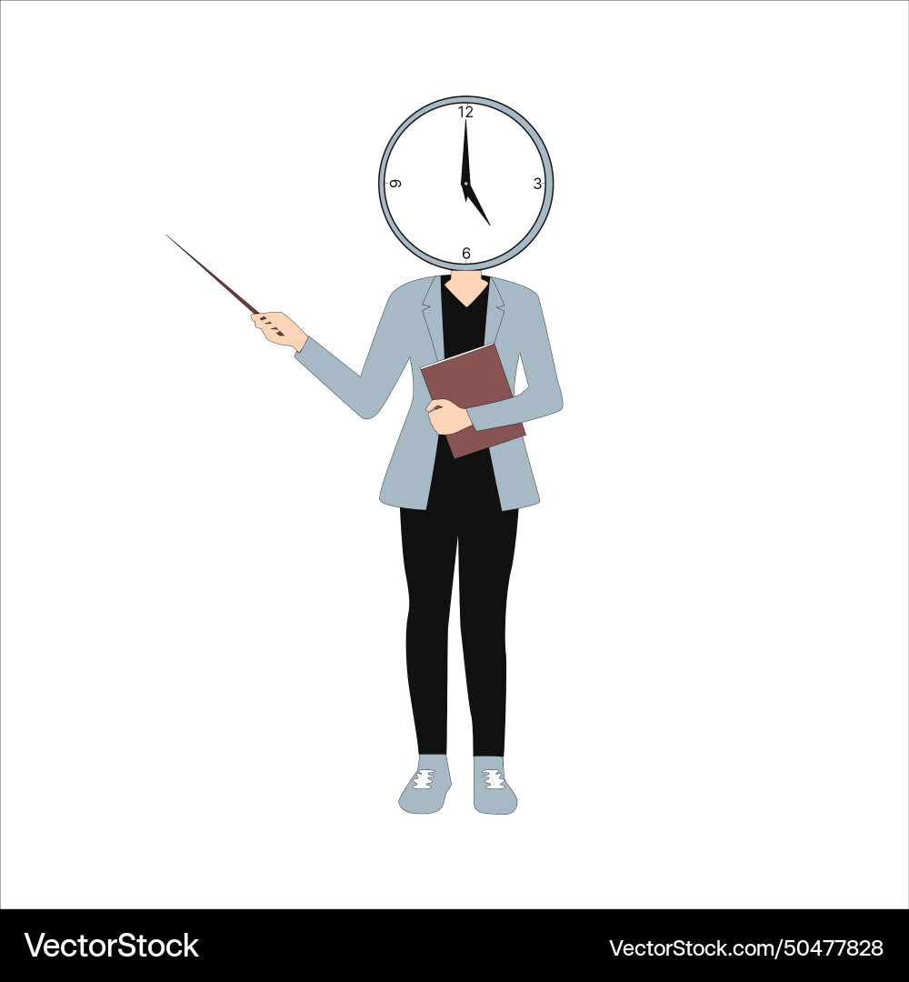 Male teacher Royalty Free Vector Image - VectorStock