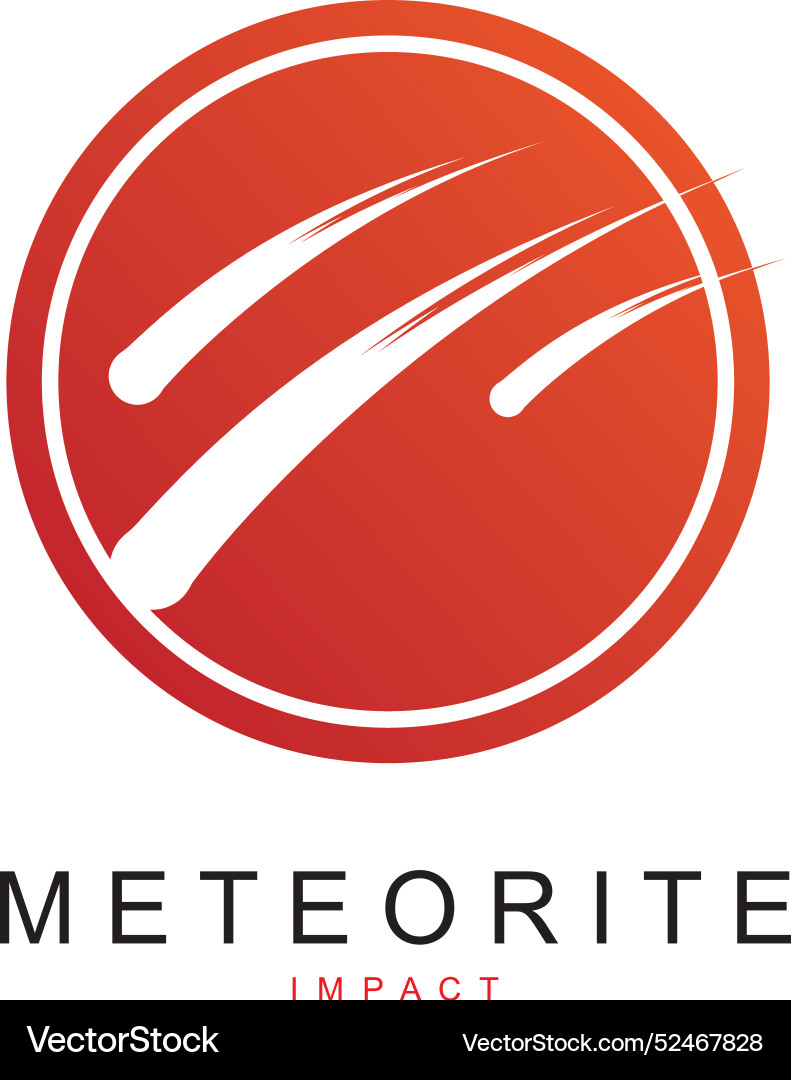 Meteor logo Royalty Free Vector Image - VectorStock