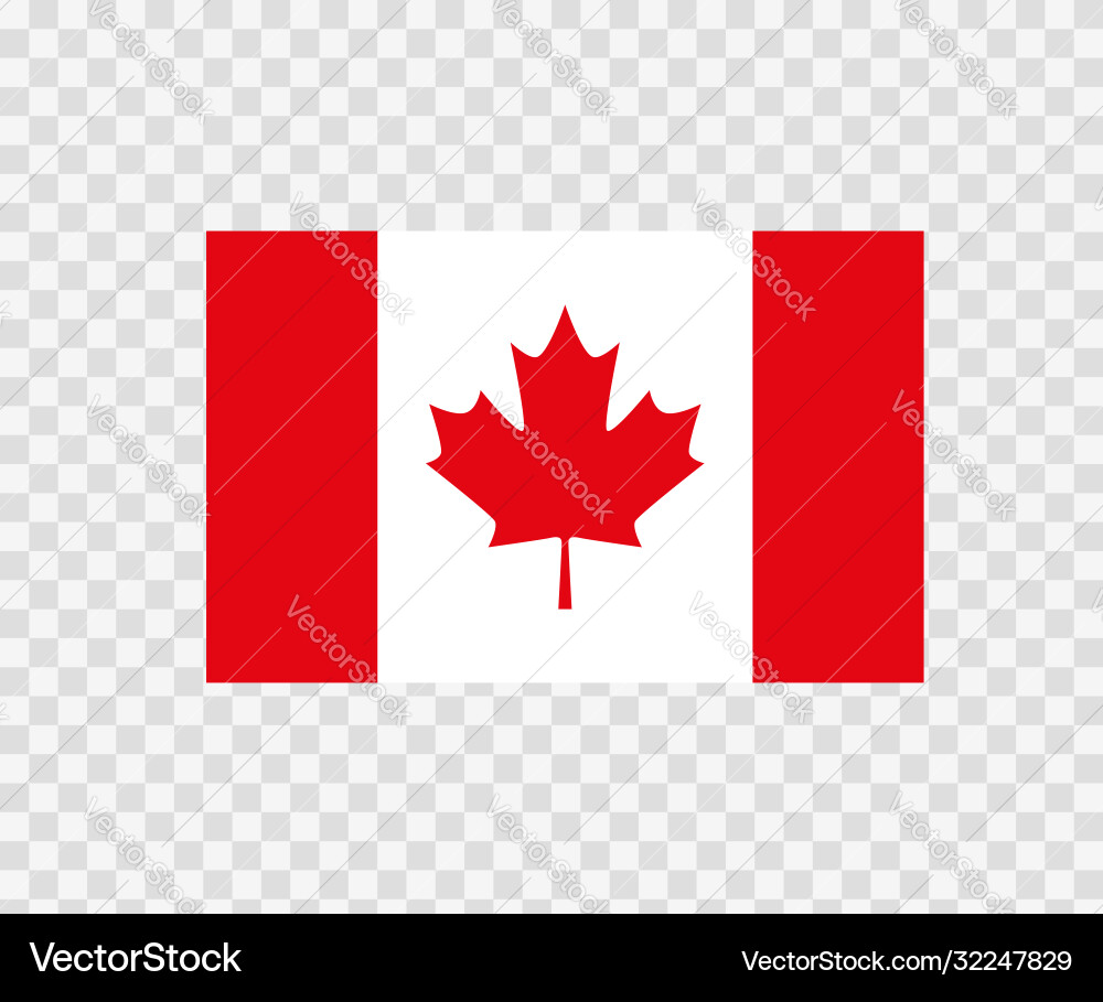 Canadian Maple Leaf Flag – Royalty-Free Vector | VectorStock