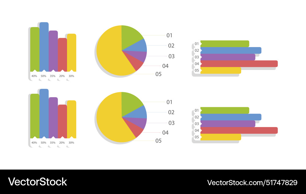 Gradient timeline infographic Royalty Free Vector Image