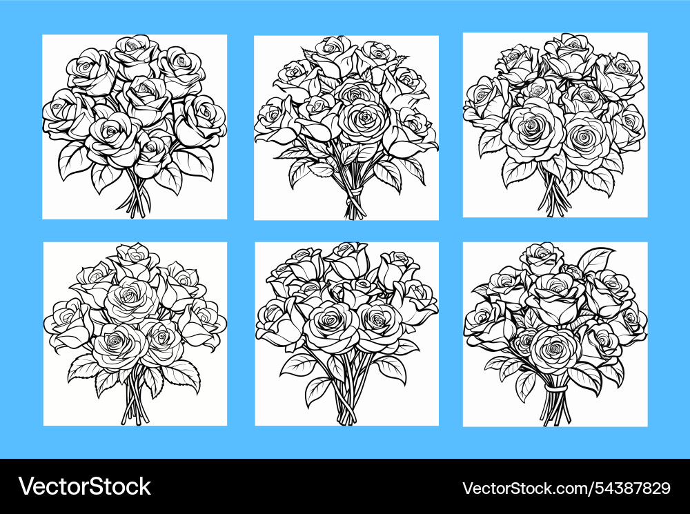Roses Royalty Free Vector Image - VectorStock