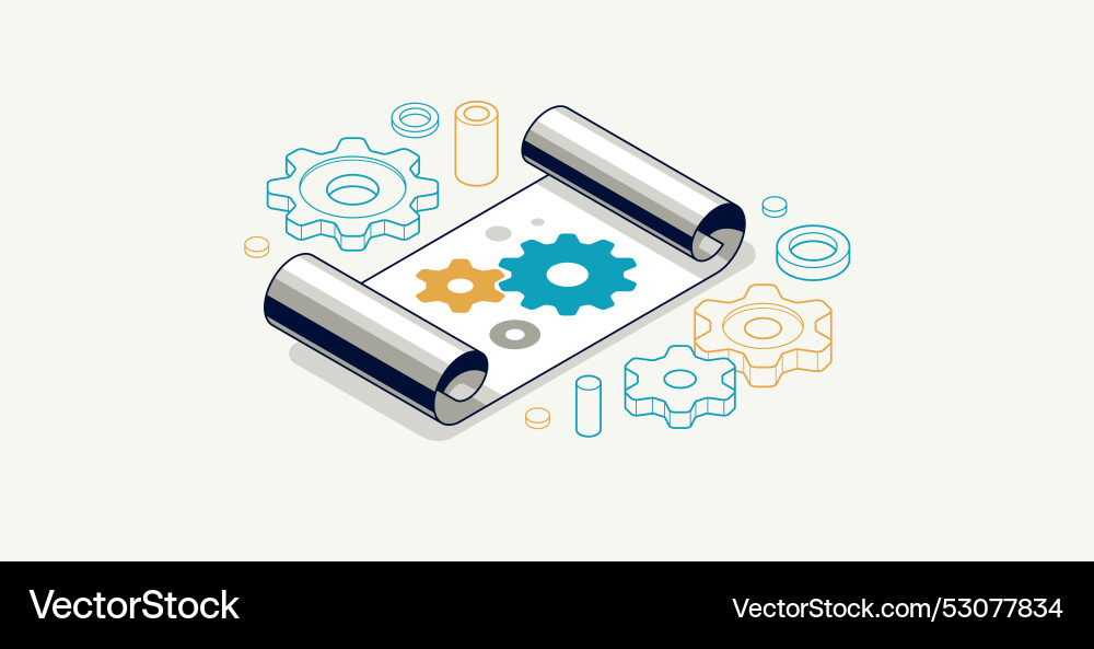 Engineering invention and innovation concept Vector Image