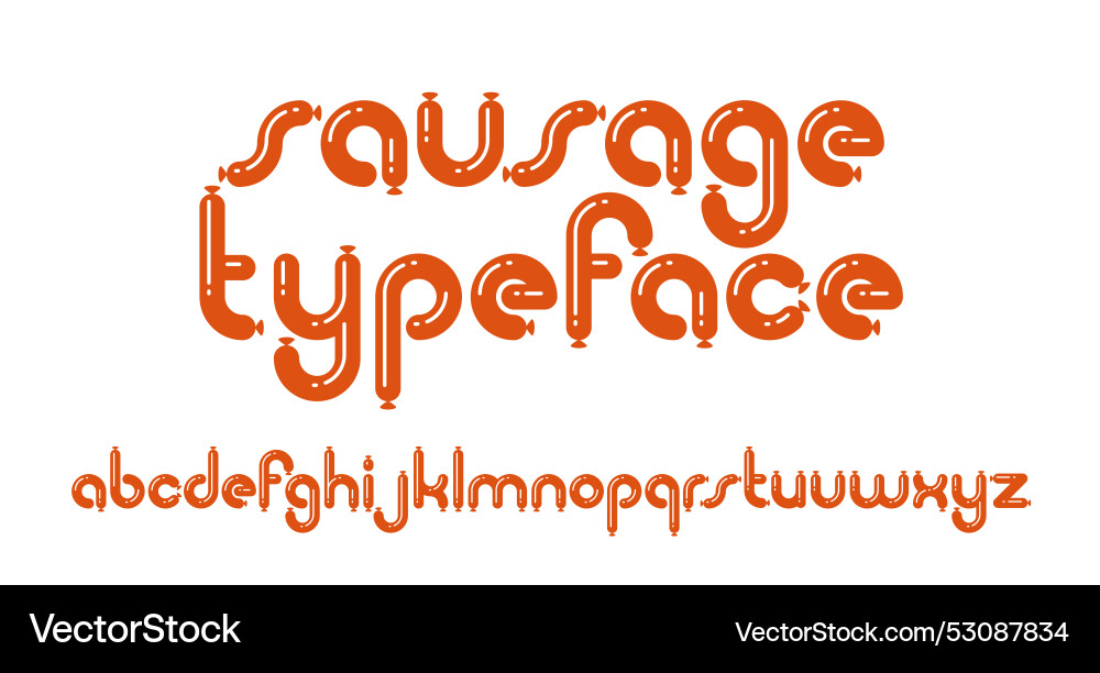 Simple geometric minimal font letters looks like Vector Image