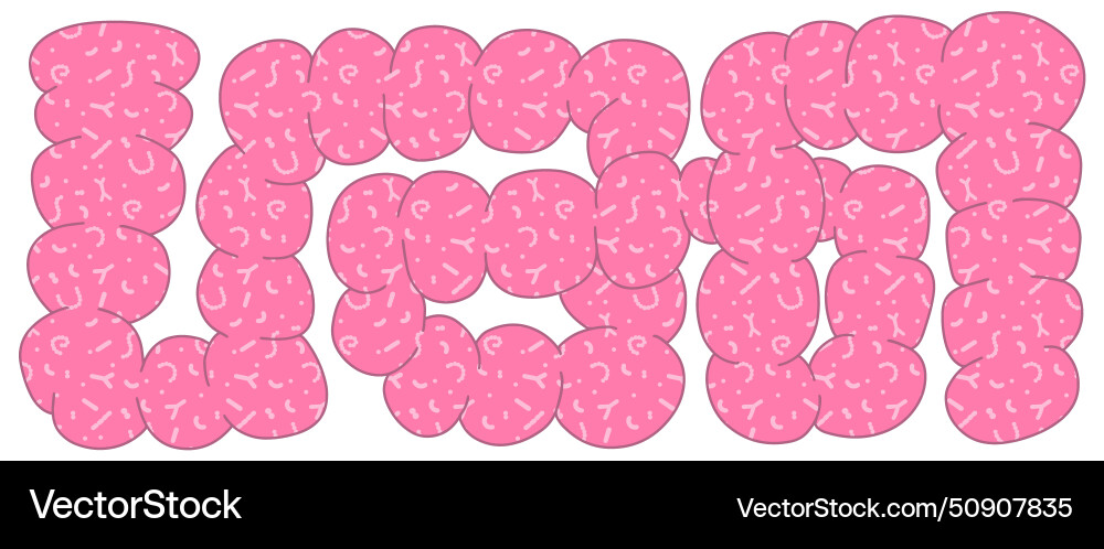 Gut human digestive system with healthy probiotic Vector Image Gut human digestive system with healthy probiotic Vector Image