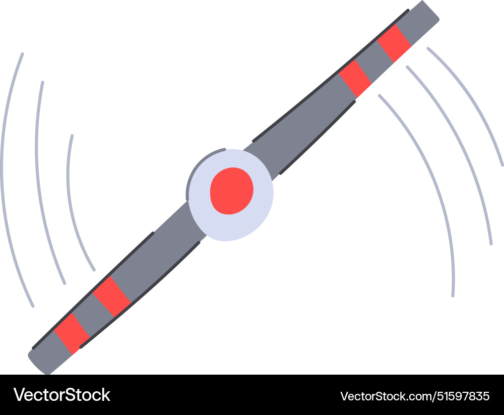 Motor propeller cartoon Royalty Free Vector Image