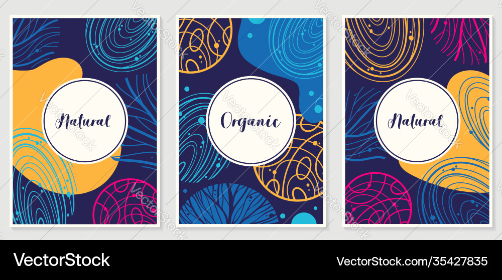 Trendy modern abstract background in minimal style