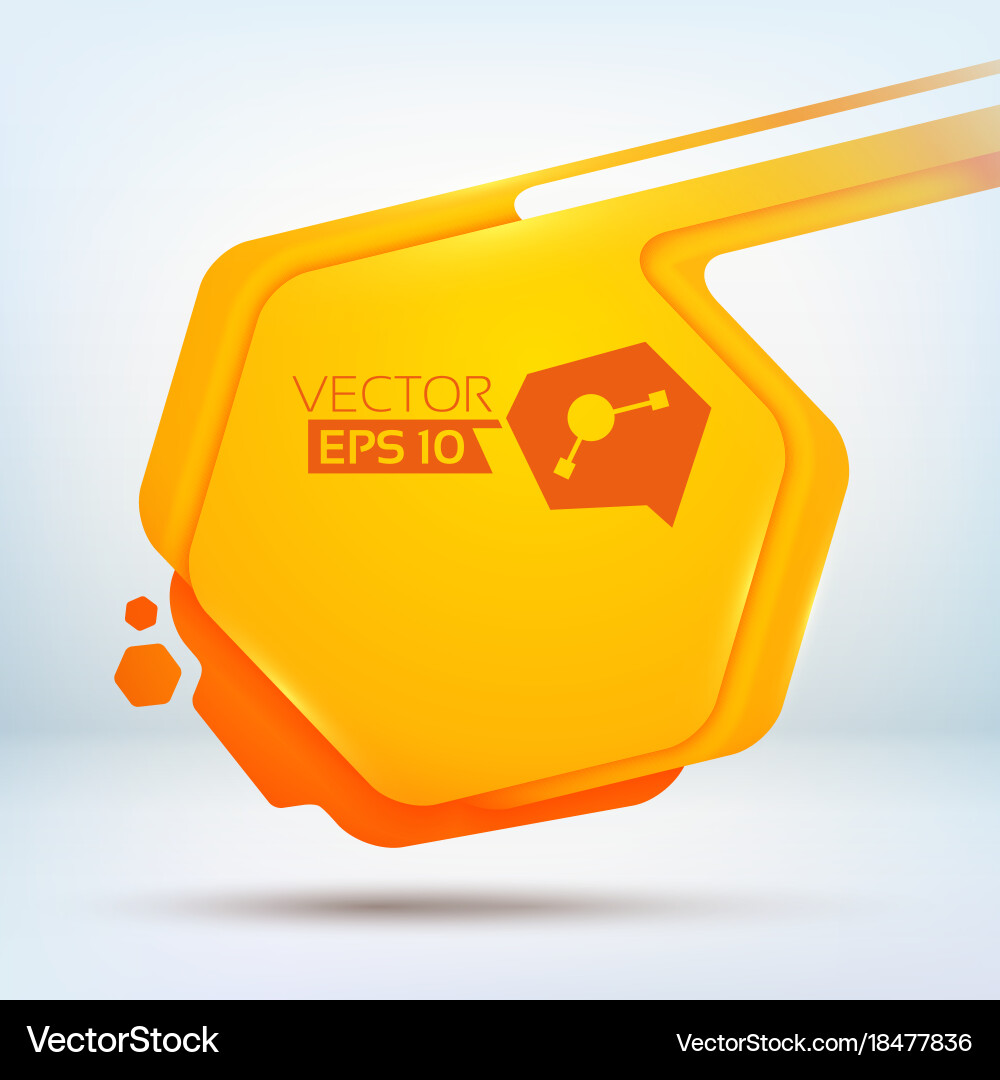 Futuristic hexagon run background Royalty Free Vector Image