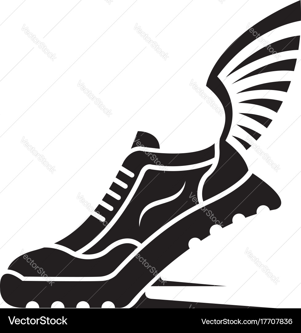 Sport shoe icon Royalty Free Vector Image - VectorStock