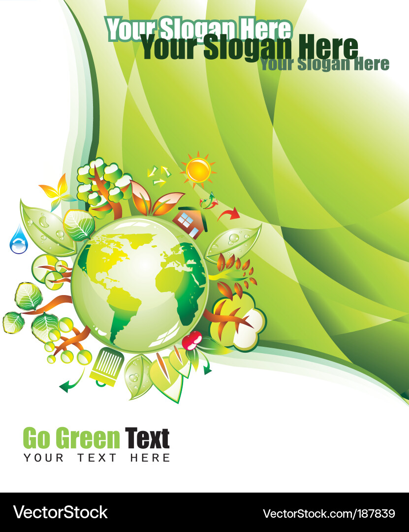 Environment background Royalty Free Vector Image