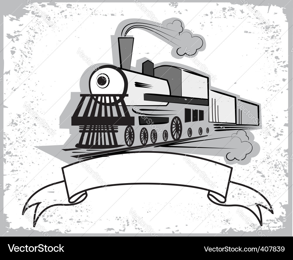 Locomotive Royalty Free Vector Image - VectorStock