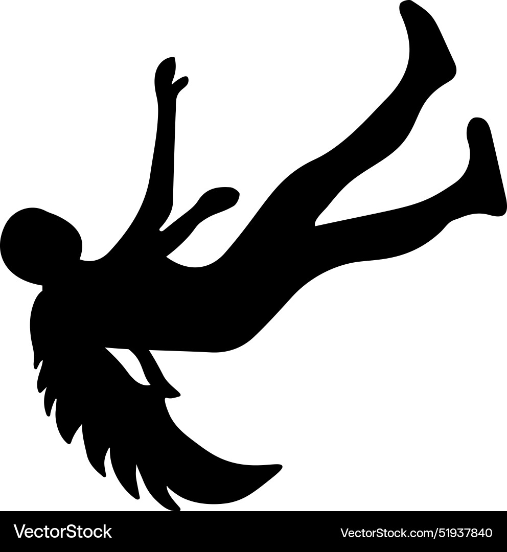 Fallen angel Royalty Free Vector Image - VectorStock