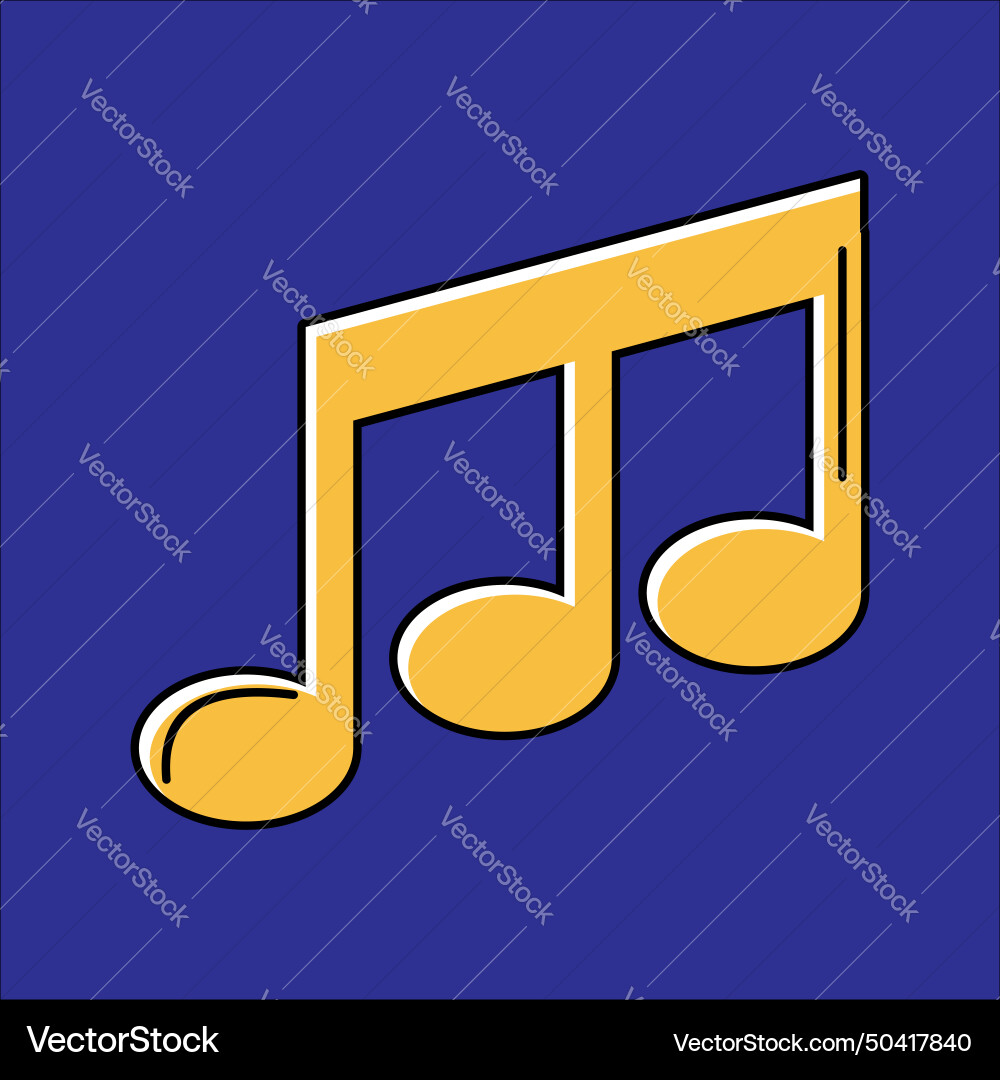 Jazz groovy element design Royalty Free Vector Image