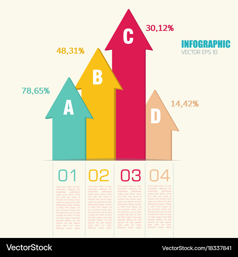 Infographic web elements Royalty Free Vector Image
