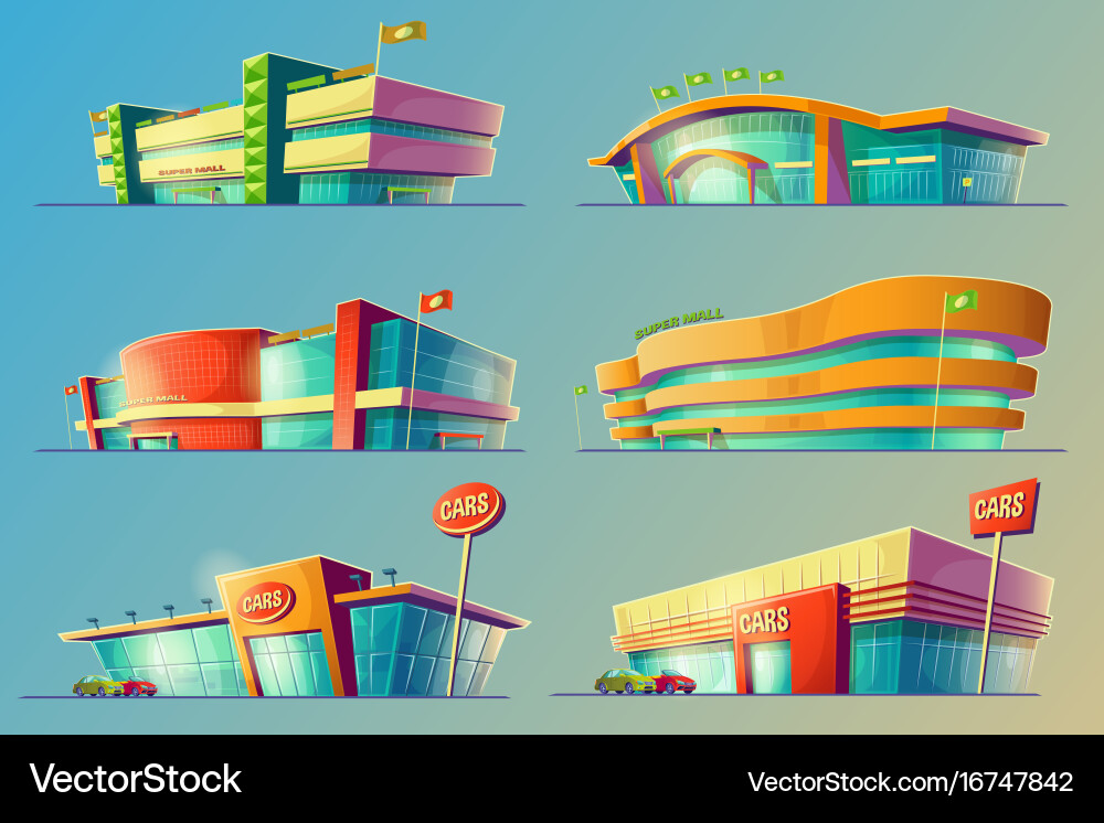 Set of cartoon various Royalty Free Vector Image