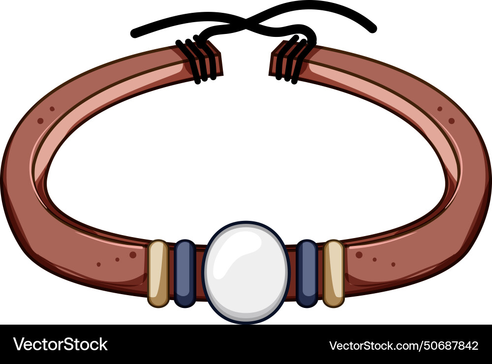 Thread hippie friendship bracelets cartoon Vector Image
