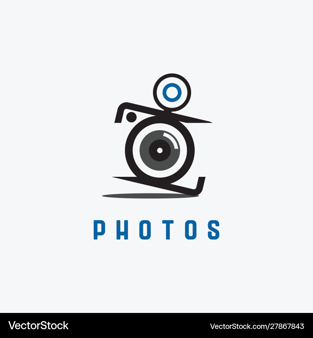 Camera logo Royalty Free Vector Image - VectorStock
