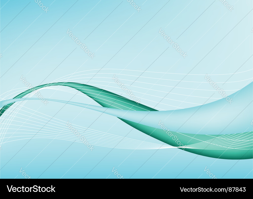 Dynamic Aqua Liquid Background Royalty Free Vector Image