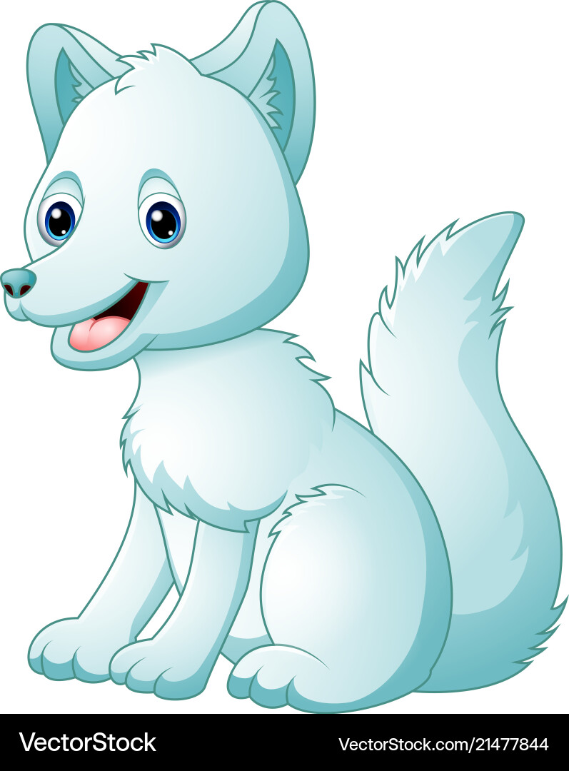 Cartoon Arctic Fox