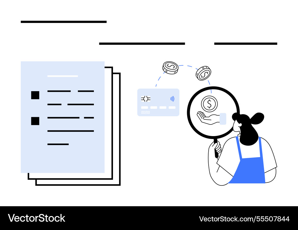 Financial processes simplification with mobile Vector Image
