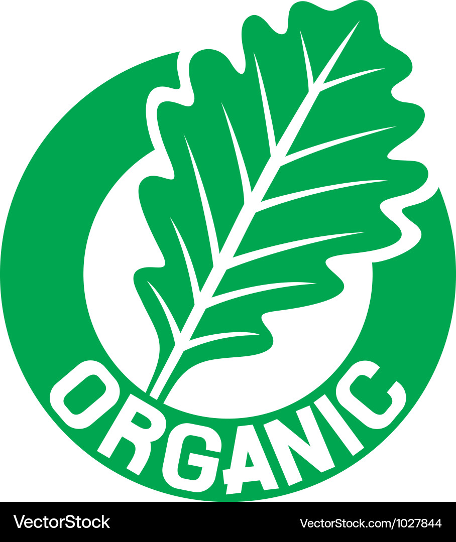 Organic sign Royalty Free Vector Image - VectorStock