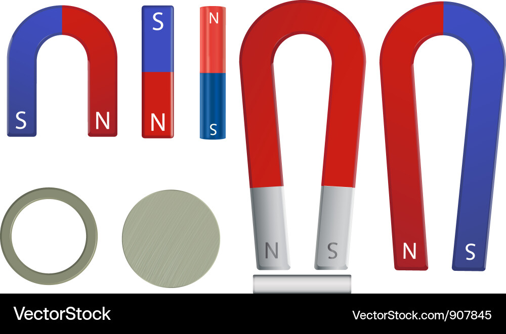 Magnet set Royalty Free Vector Image - VectorStock