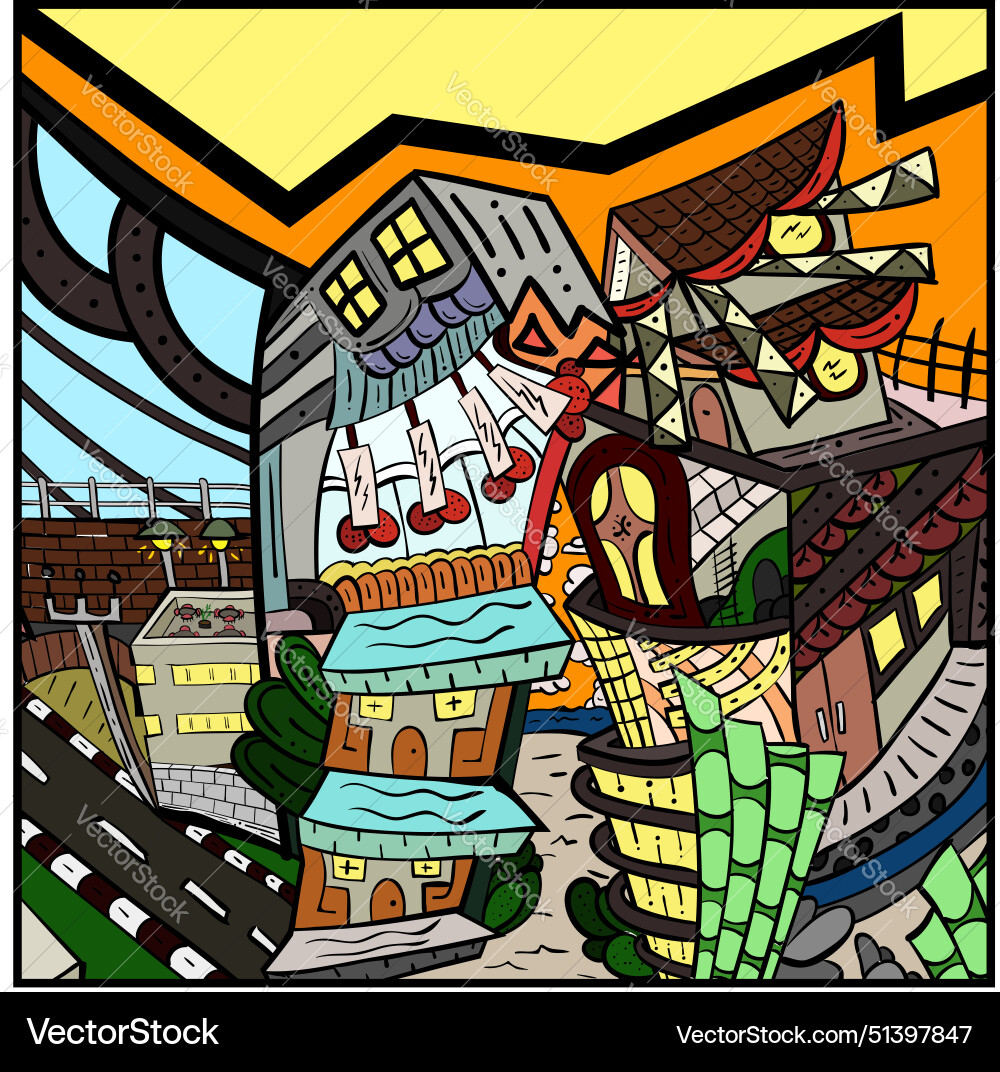 Building Royalty Free Vector Image - VectorStock