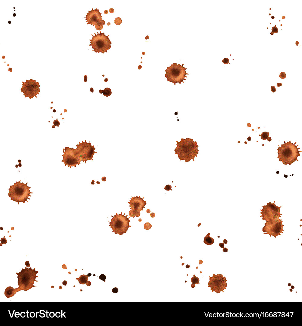 Coffee Stain Pattern Royalty Free Vector Image